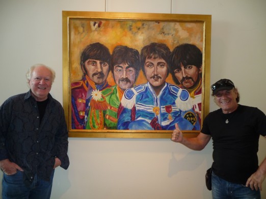Brian with his new painting... | Brian Johnson Racing