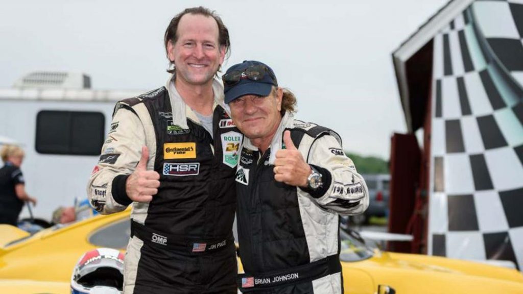 Pace with AC/DC singer and racer Brian Johnson, a longtime friend. I am ...